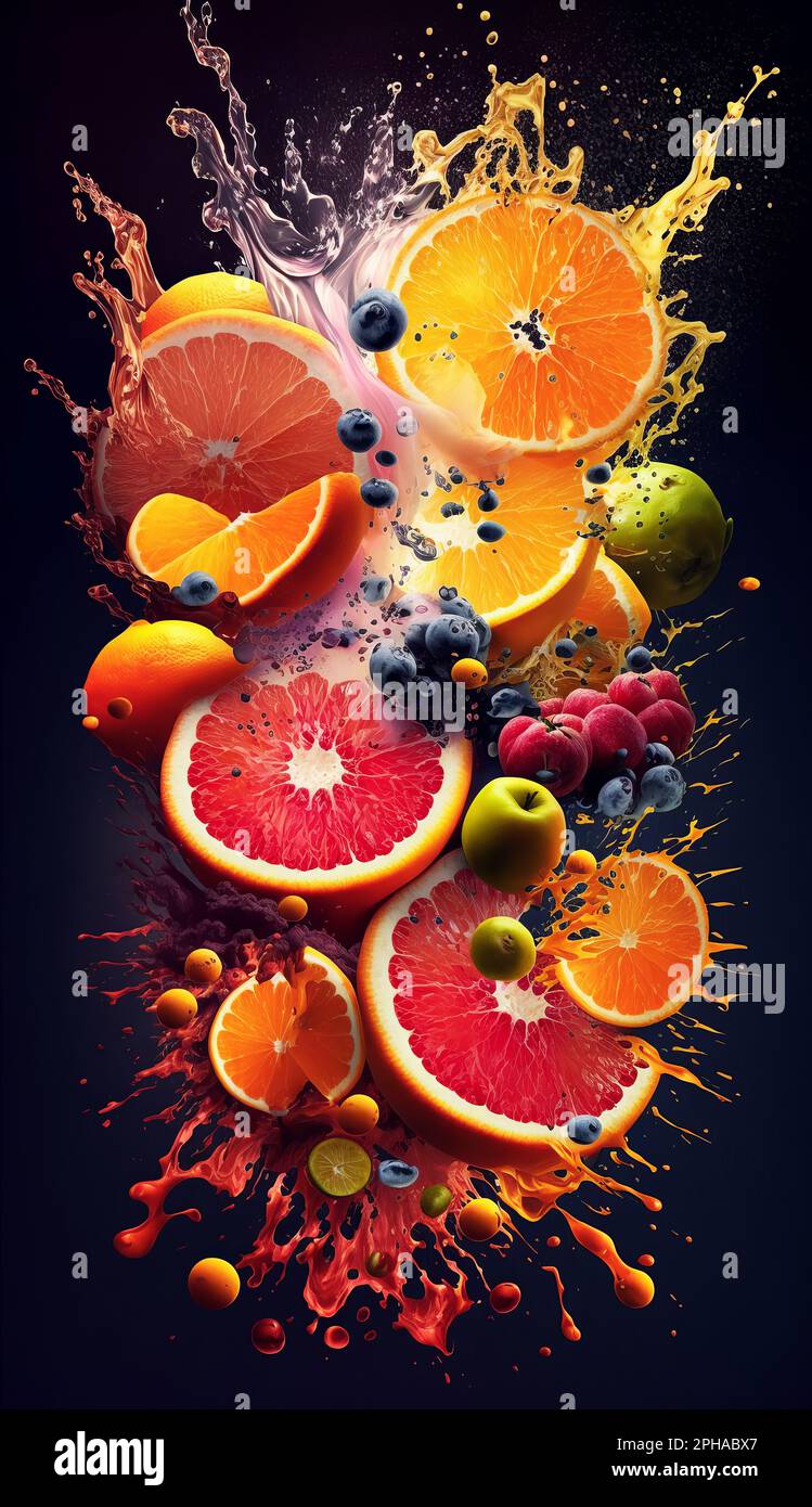 Fruit Water Background