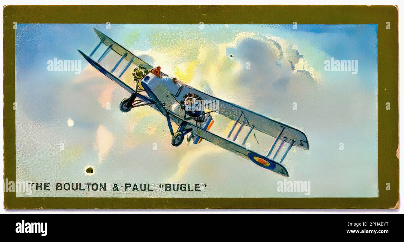 Bolton & Paul Bugle - Vintage Cigarette Card Stock Photo - Alamy