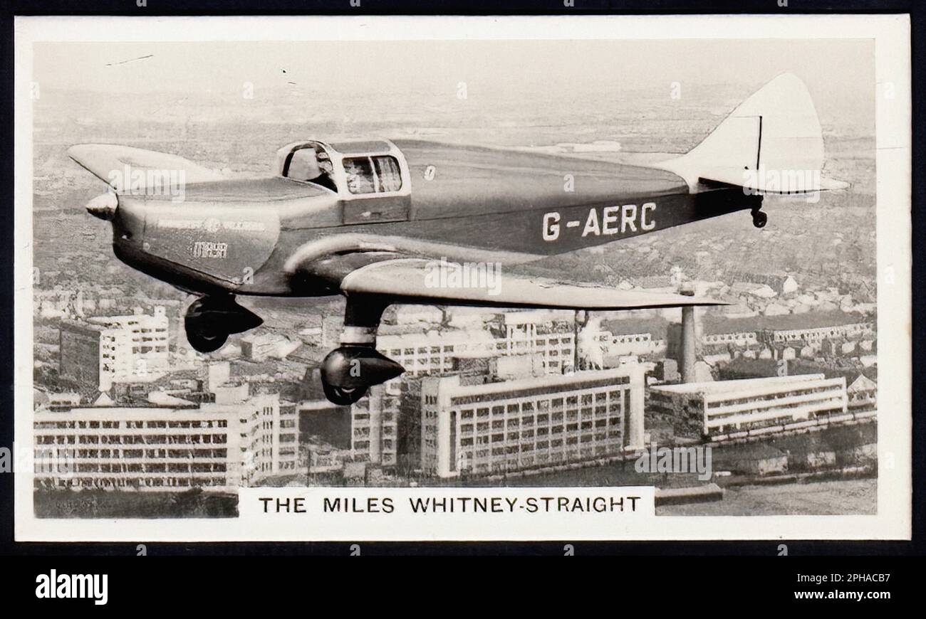 Miles Whitney-Straight - Vintage Cigarette Card Stock Photo - Alamy
