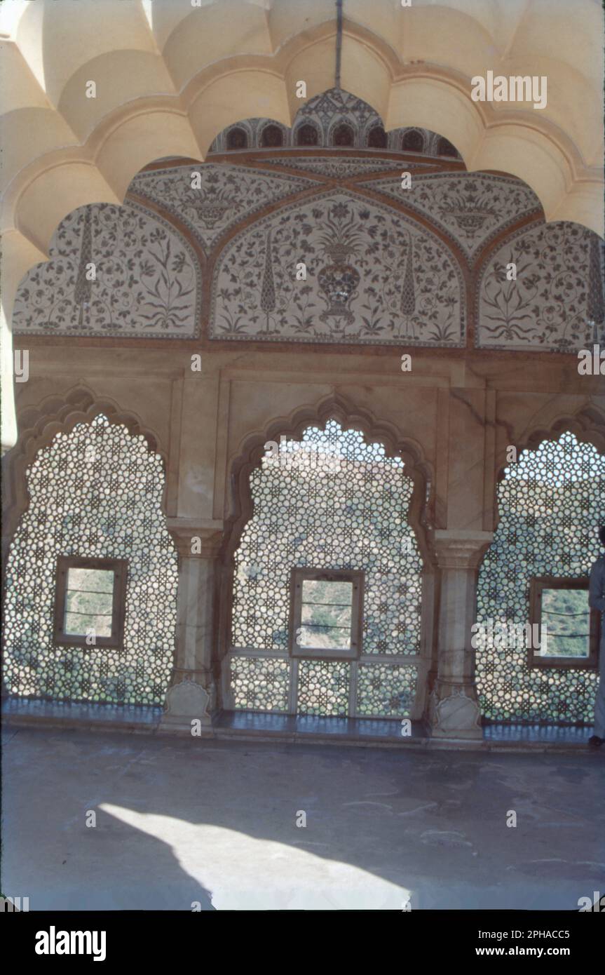 Perforated Wall with Arched Windows, Articulate Design on Celling's at ...