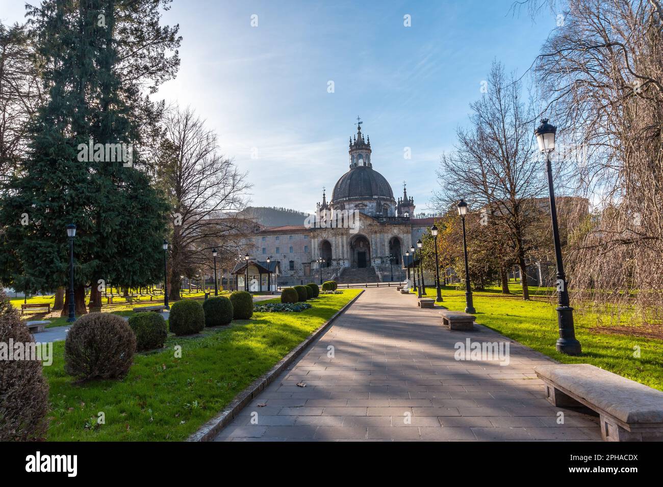 The Sculpture of the deputation at the entrance to the Sanctuary of ...