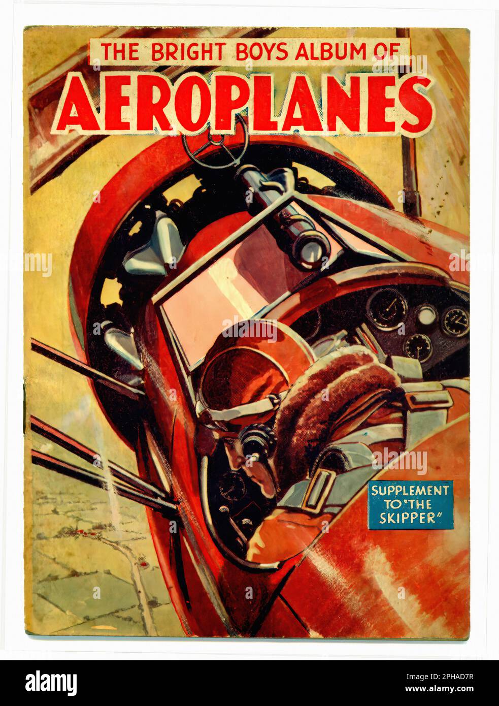 Bright Boys Album of Aeroplanes - Vintage Comic Booklet Stock Photo - Alamy