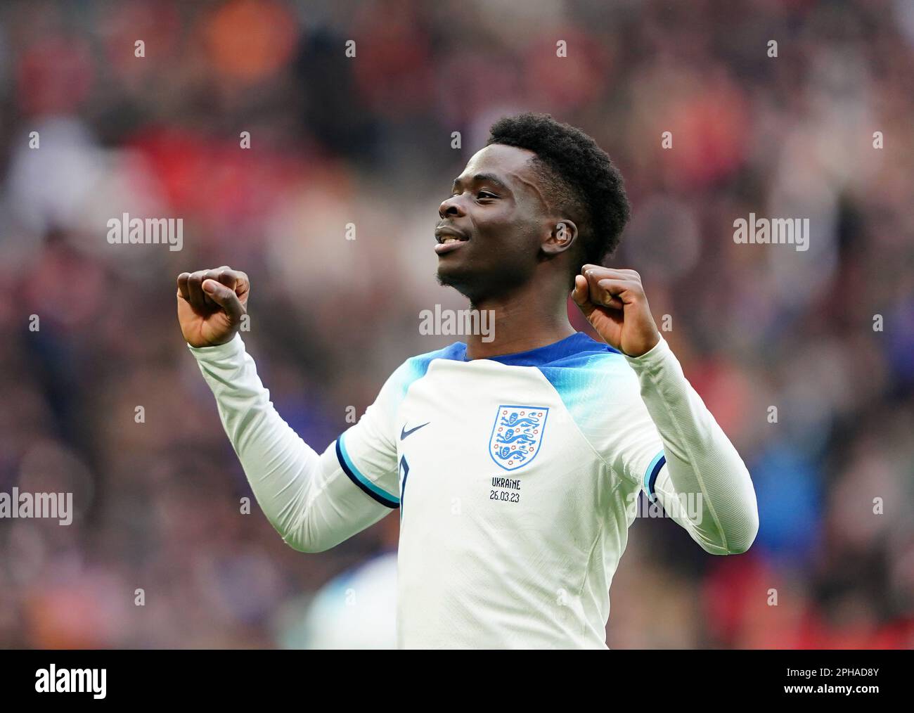 File photo dated 26-03-2023 of Bukayo Saka, whose superb season for ...