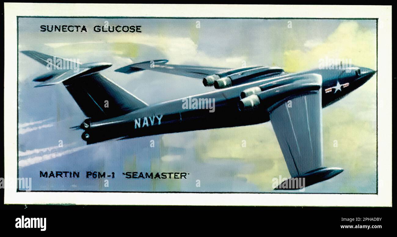 Martin Seamaster - Vintage British Tradecard Stock Photo - Alamy