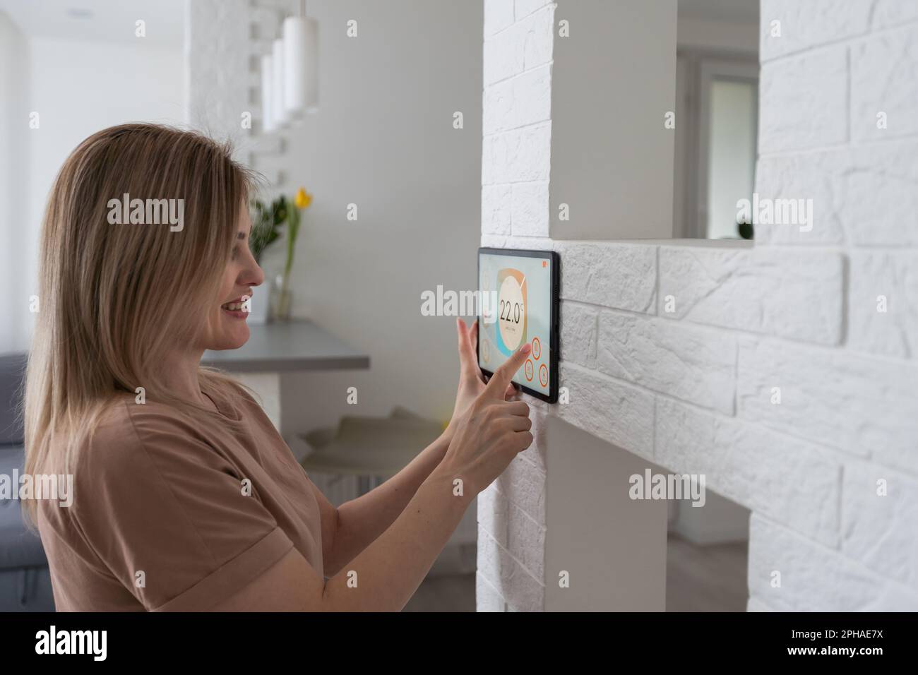 Controlling home with a digital touch screen panel installed on the ...