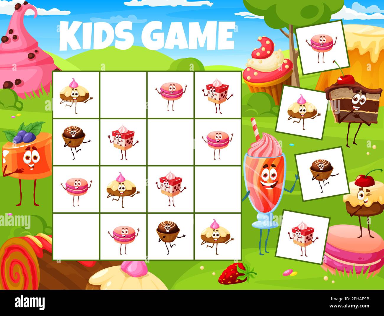 Candy Crush Characters Vector