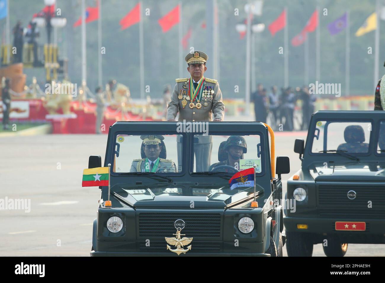 Nay Pyi Taw, Myanmar. 27th Mar, 2023. Commander-in-Chief of Defence ...