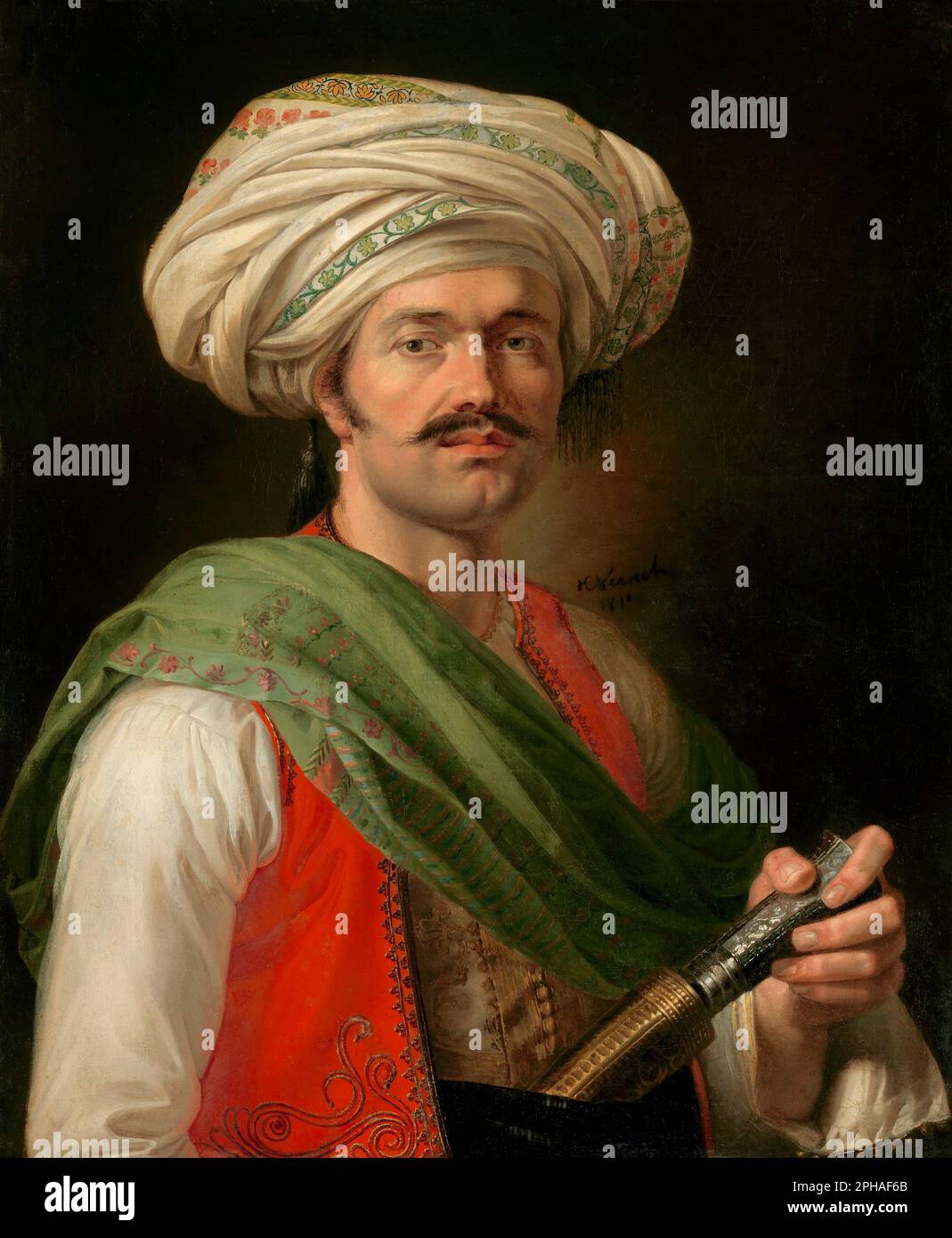 Portrait of a Mameluk - 1810 - Horace Vernet - MET Stock Photo - Alamy