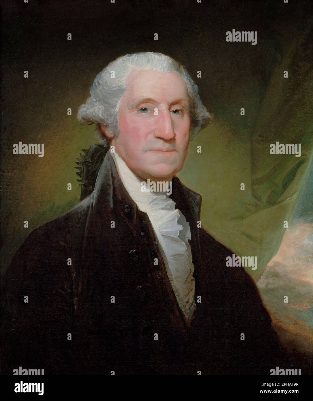 Portrait of the president George Washington - Gilbert Stuart - MET ...