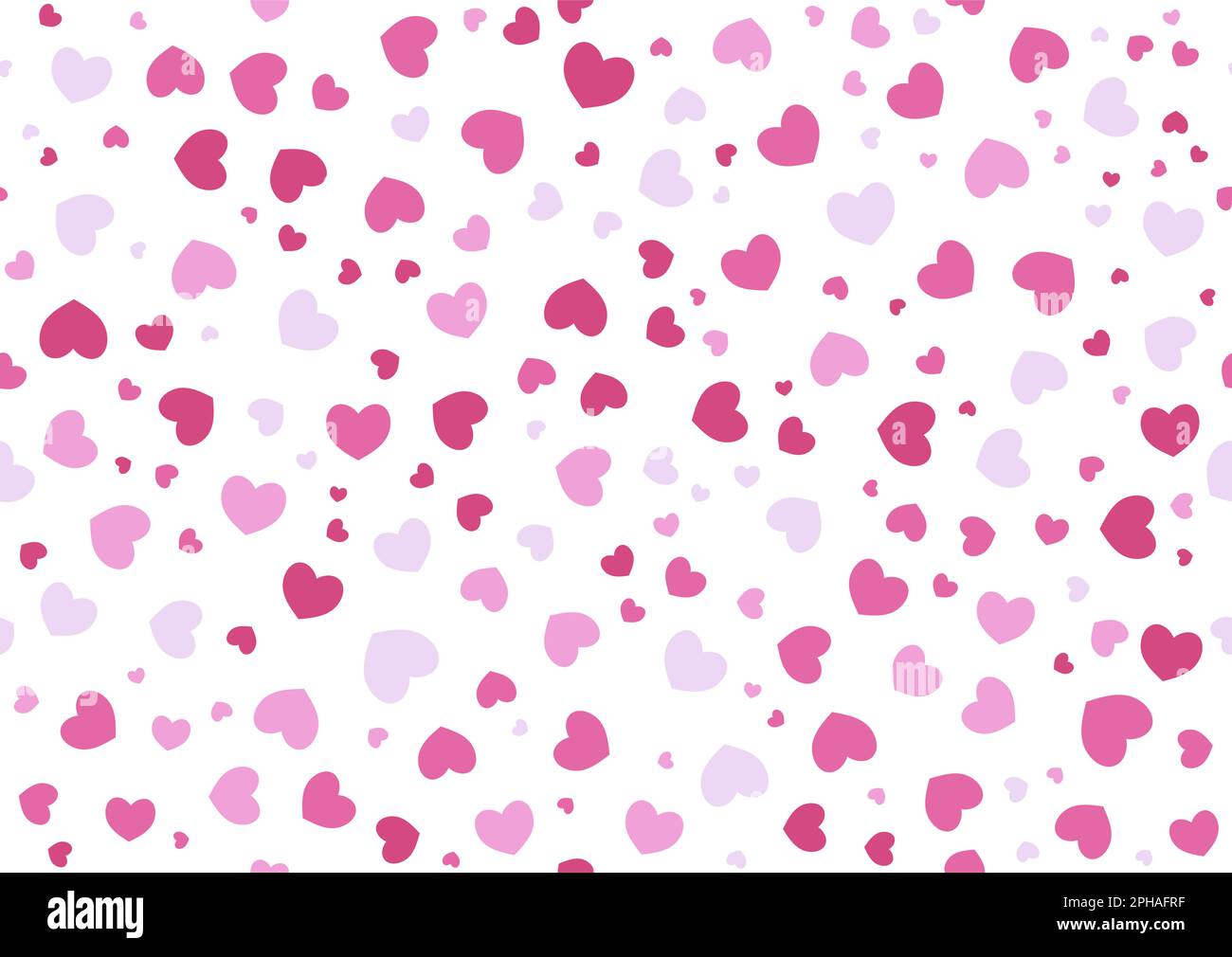 Seamless pattern with colored hearts. Template for textures, textiles ...