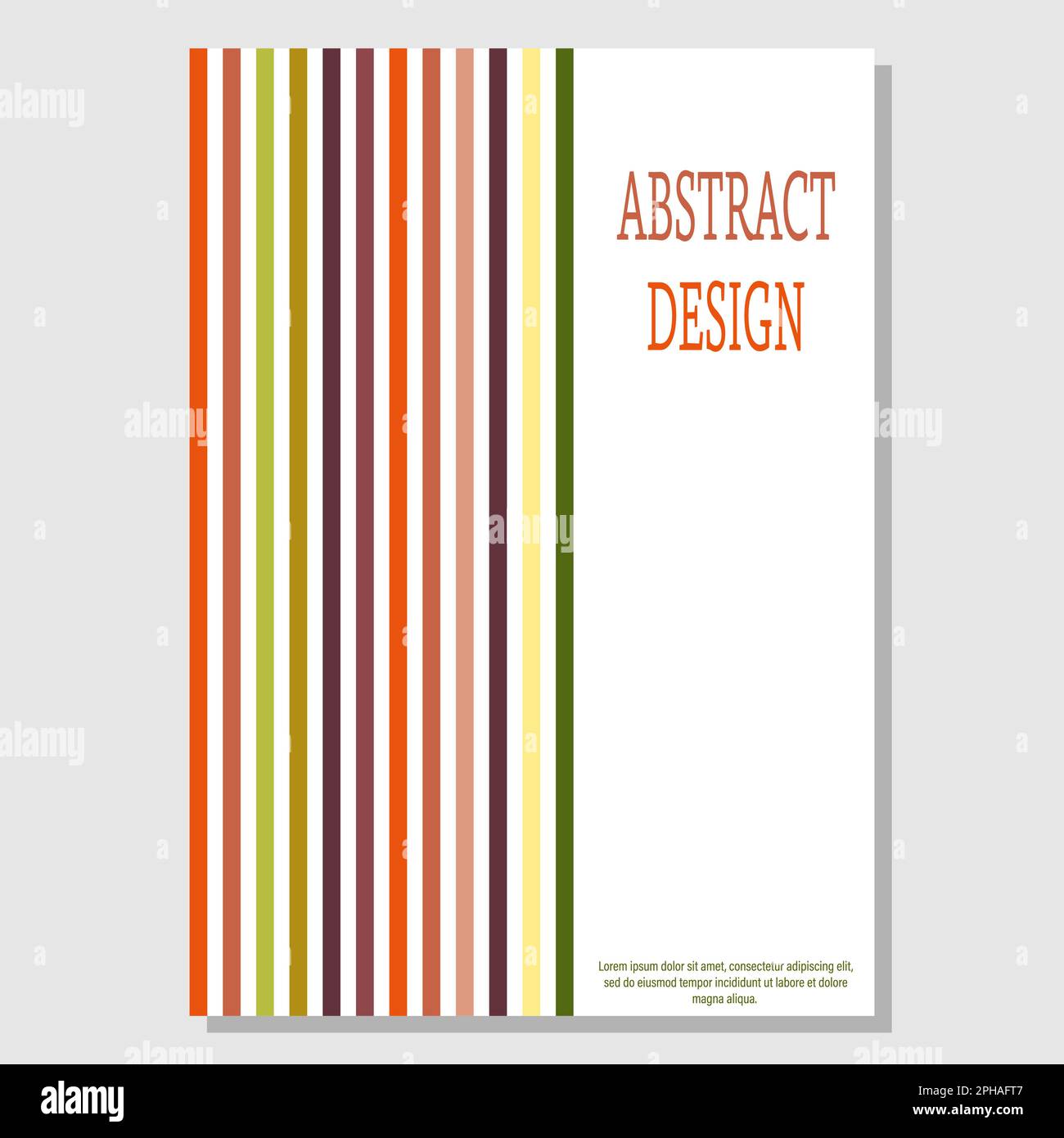 Colored parallel lines. The idea for the design of title pages, covers ...