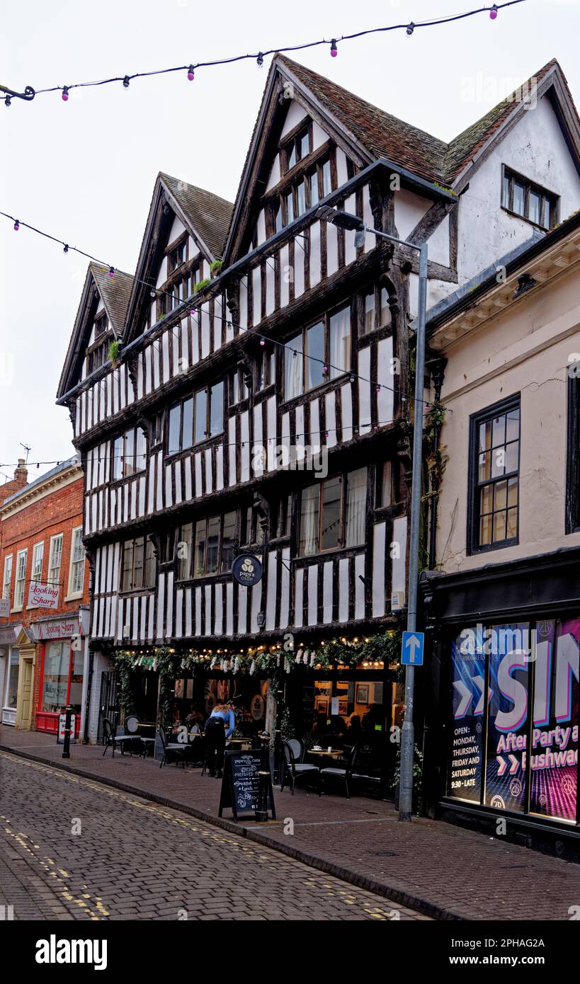 Medieval street in worcester hi-res stock photography and images - Alamy