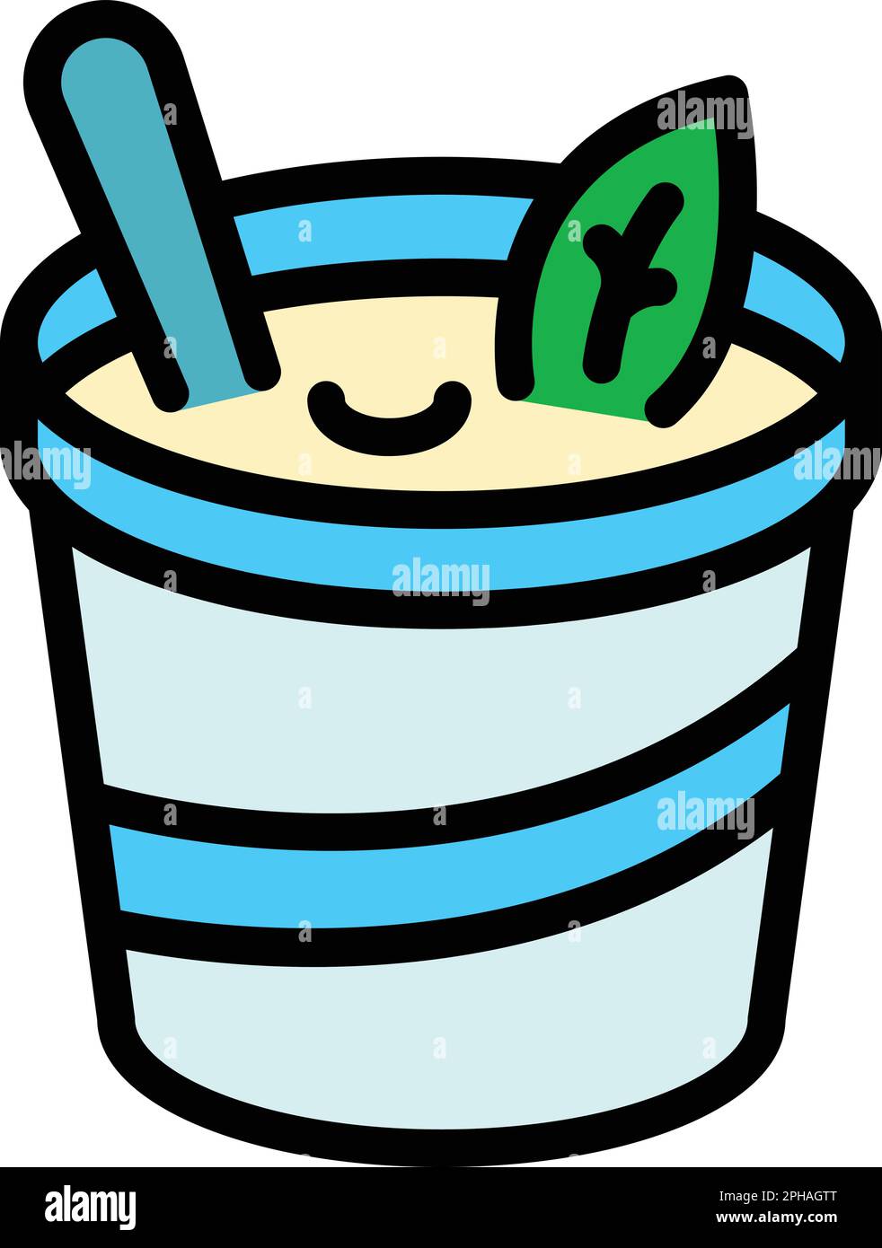 Hot food container icon. Outline Hot food container vector icon for web ...