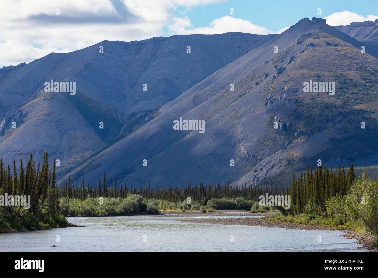 Tundra landscapes above Arctic circle Stock Photo - Alamy