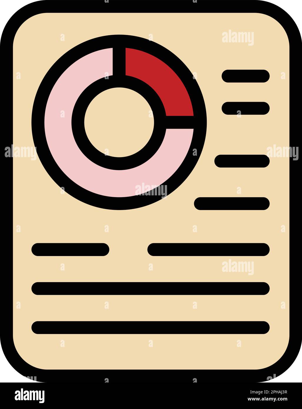 Education report icon. Outline Education report vector icon for web ...