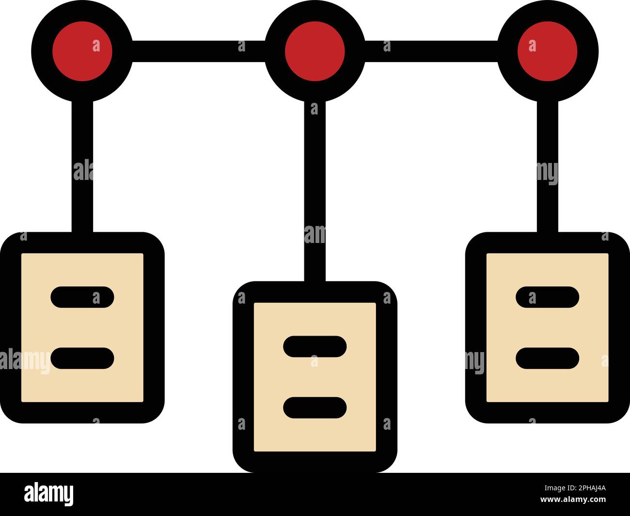 Education hierarchy icon. Outline Education hierarchy vector icon for ...