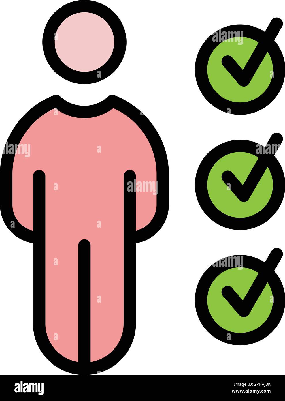 Student profile icon. Outline Student profile vector icon for web ...