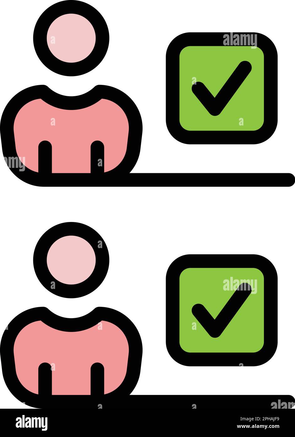 Mark student icon. Outline Mark student vector icon for web design ...