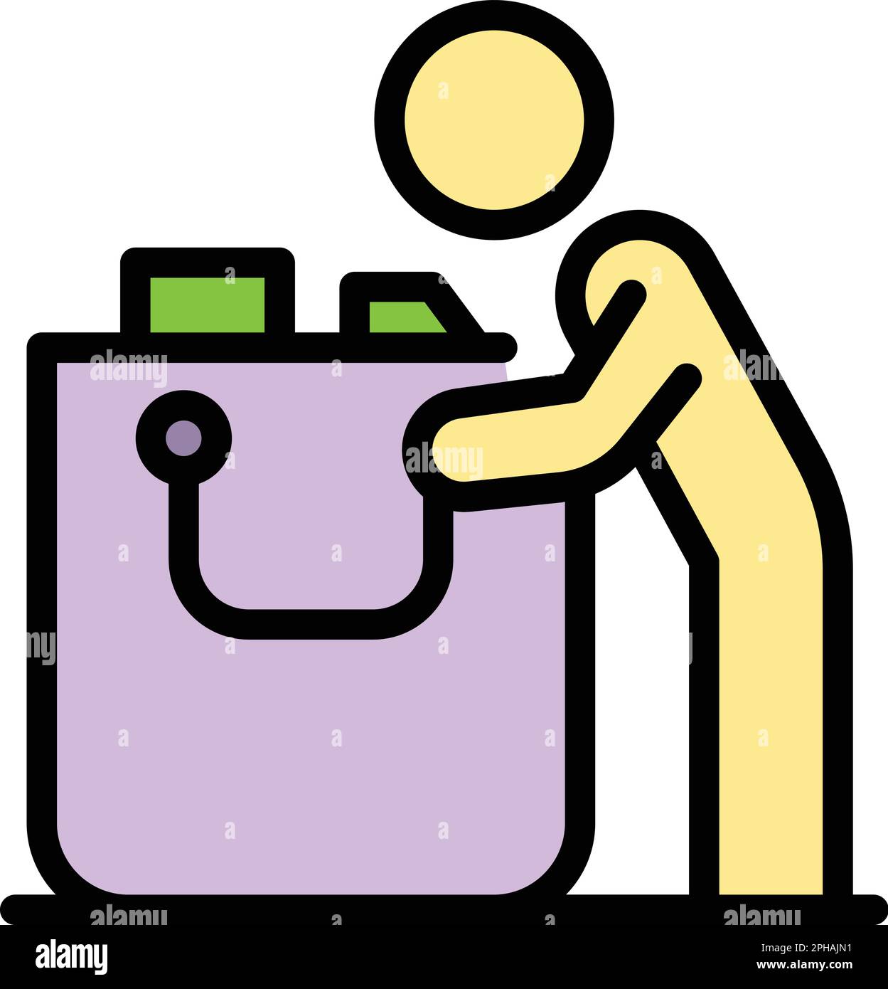 Consumer behavior icon. Outline Consumer behavior vector icon for web ...
