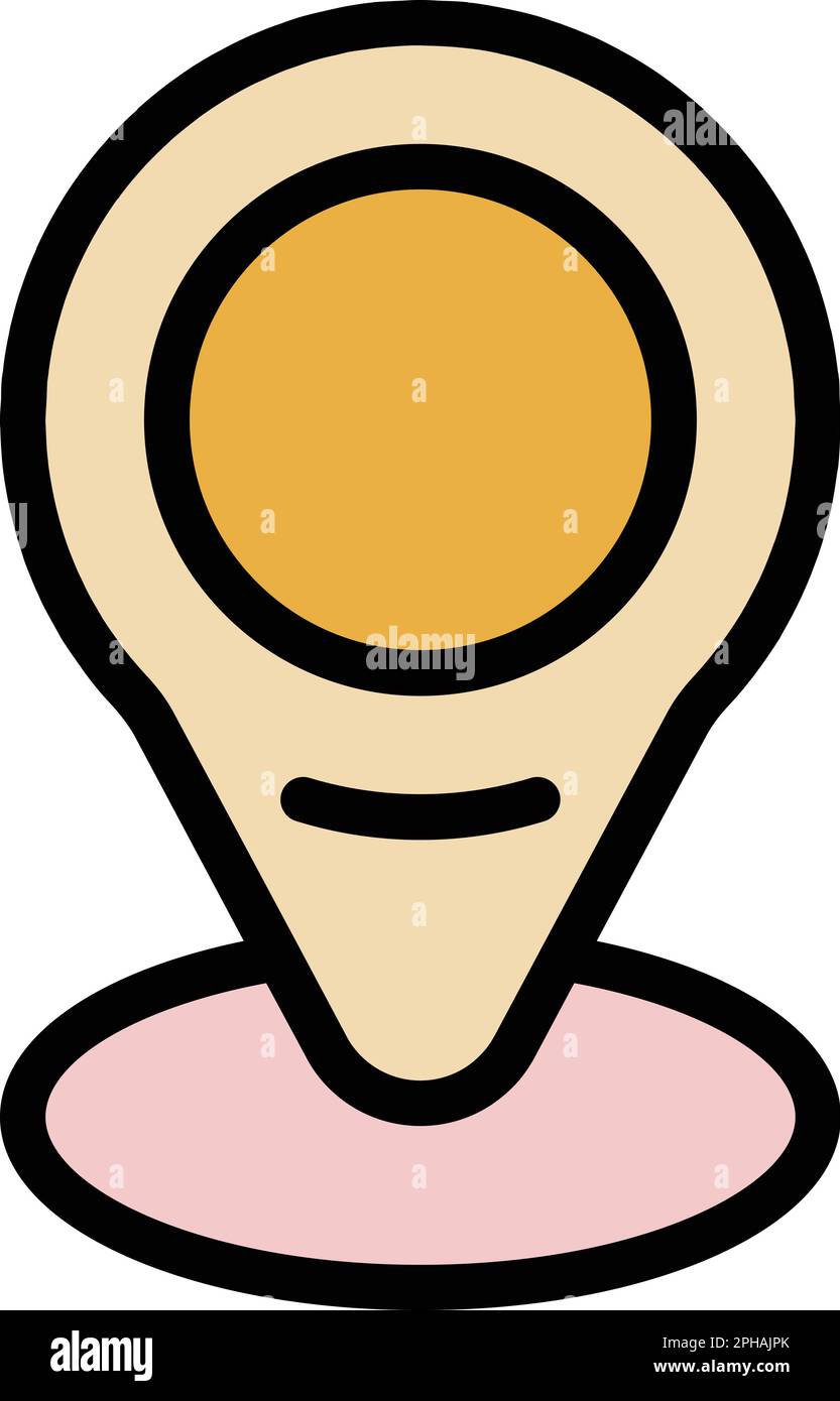 Teaching location icon. Outline Teaching location vector icon for web ...