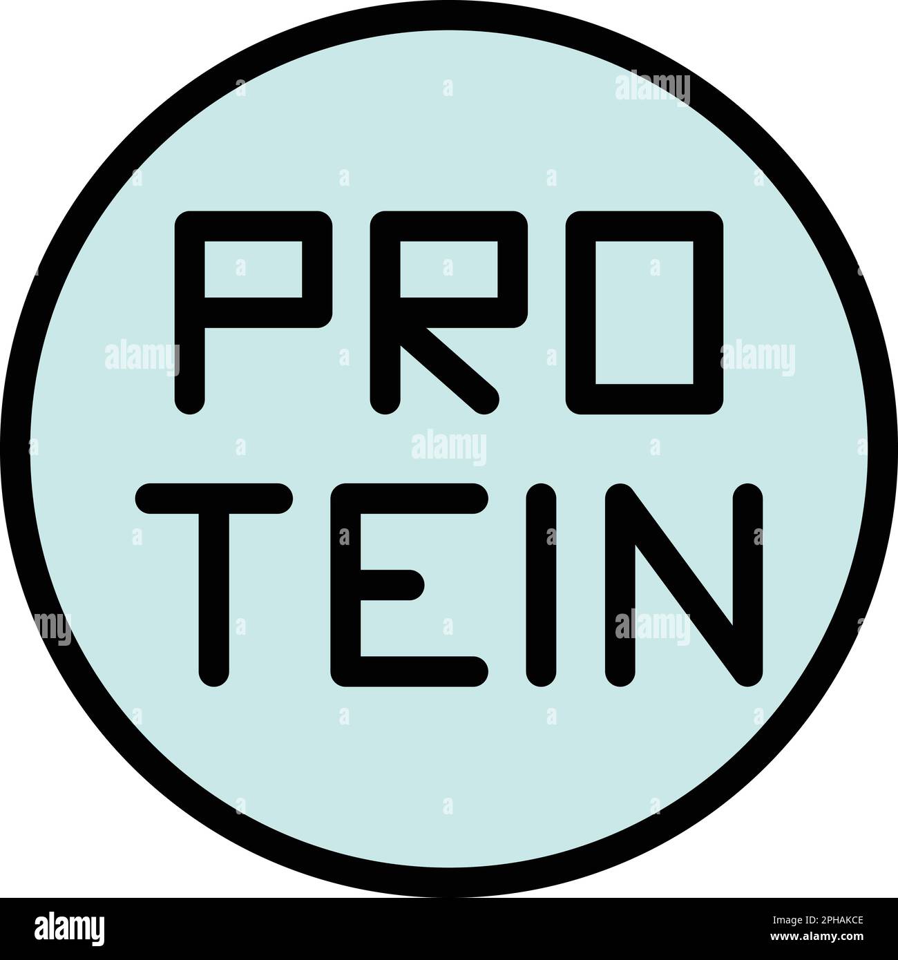 Protein complex icon. Outline Protein complex vector icon for web ...