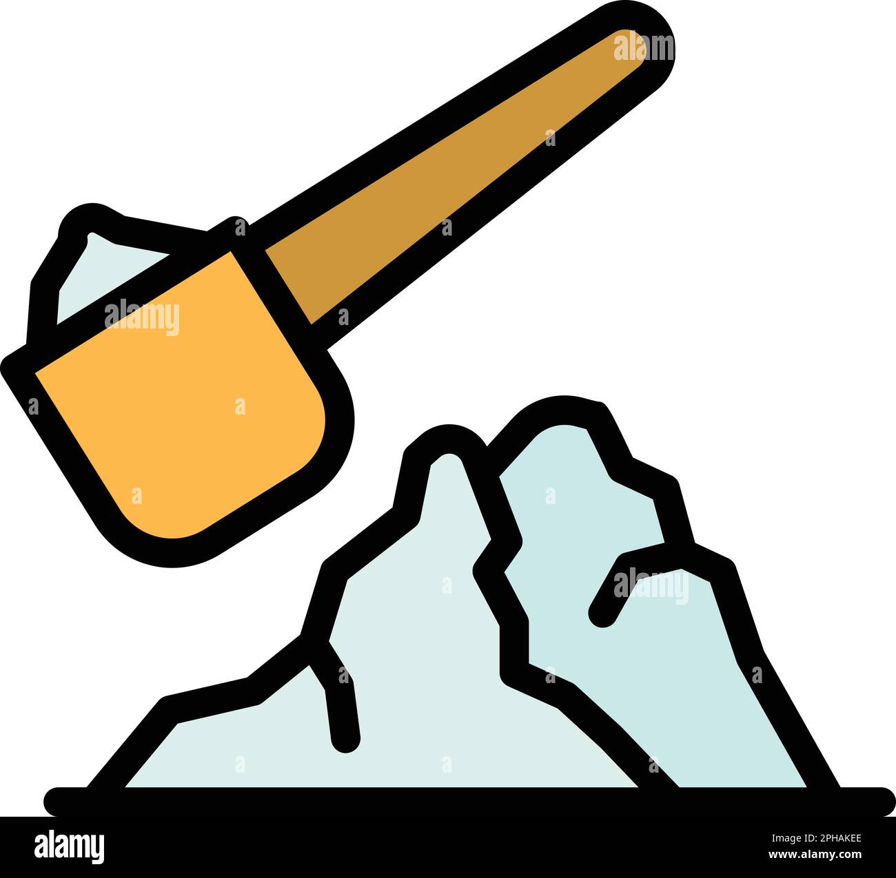 Protein powder icon. Outline Protein powder vector icon for web design ...