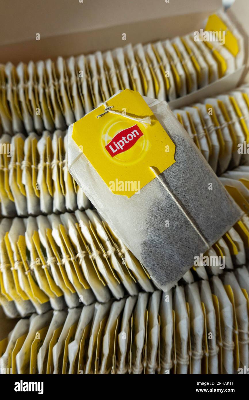 Lipton tea box hi-res stock photography and images - Alamy