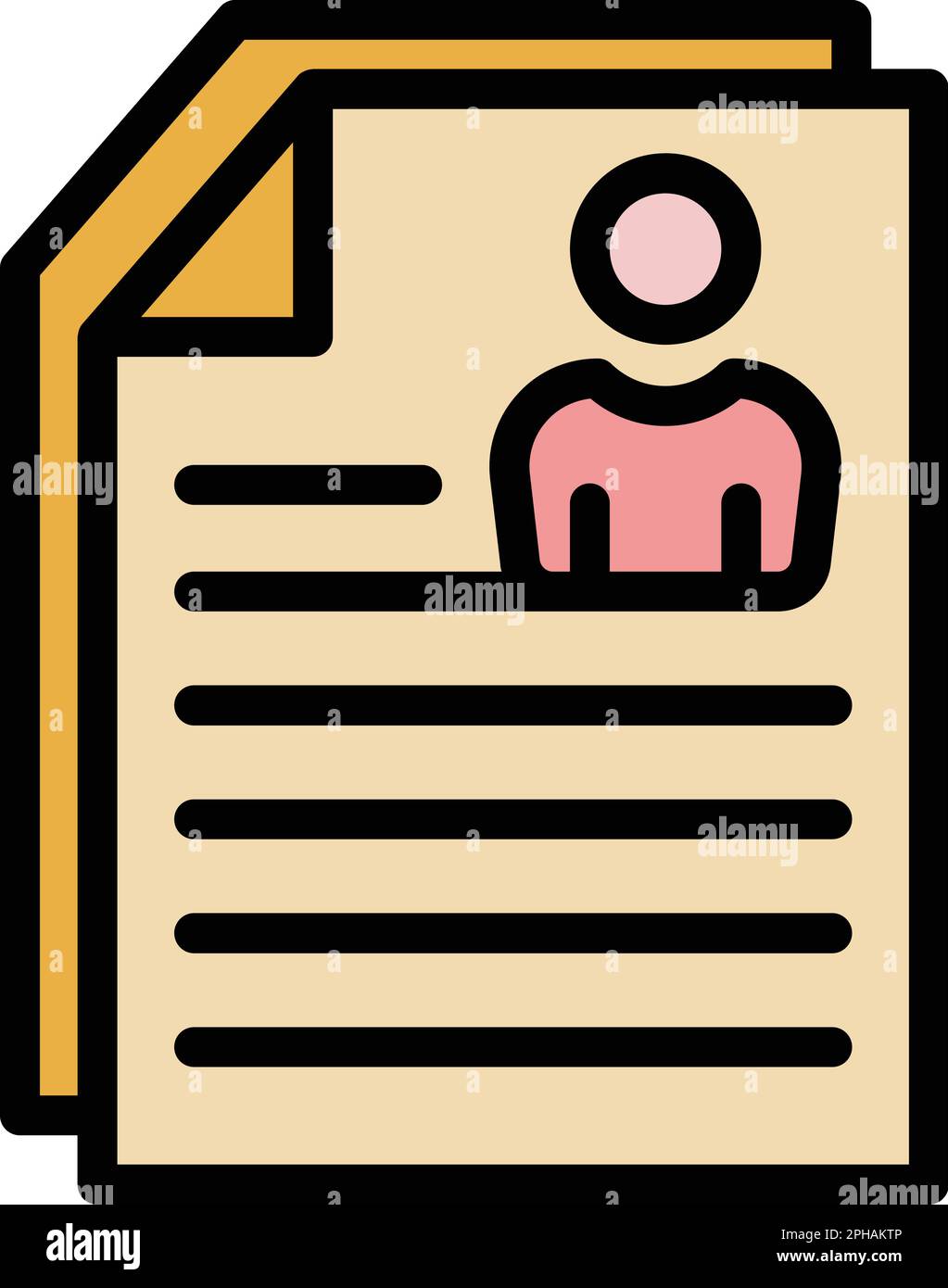 Student data icon. Outline Student data vector icon for web design ...