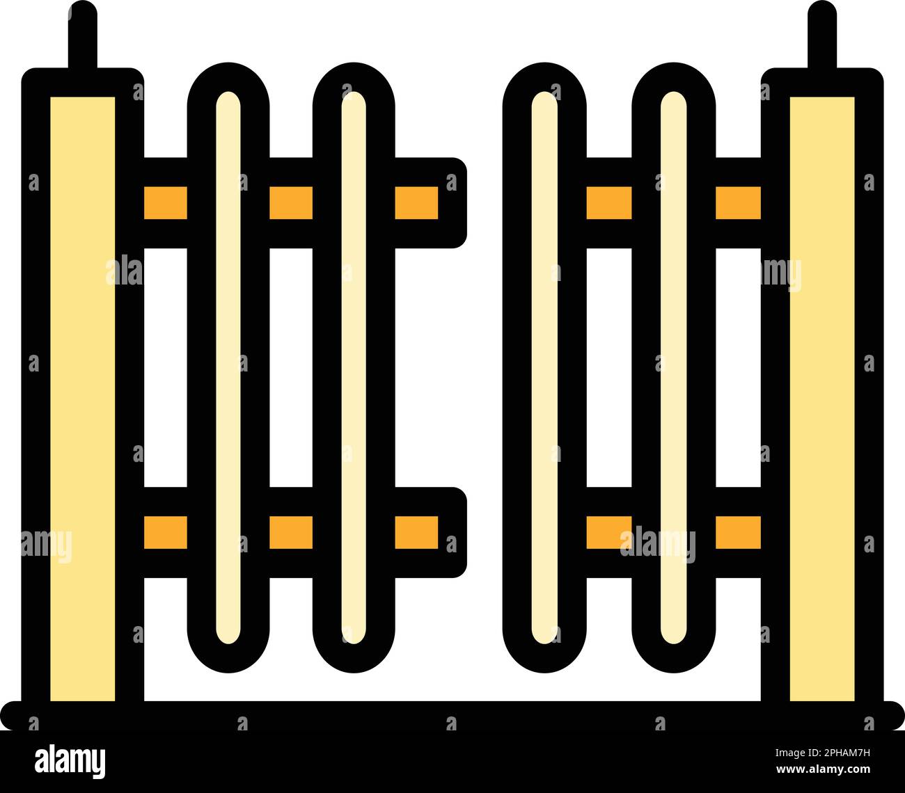 Internet control gate icon. Outline Internet control gate vector icon ...