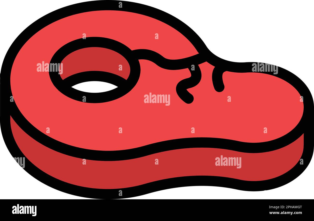 Pork protein icon. Outline Pork protein vector icon for web design ...