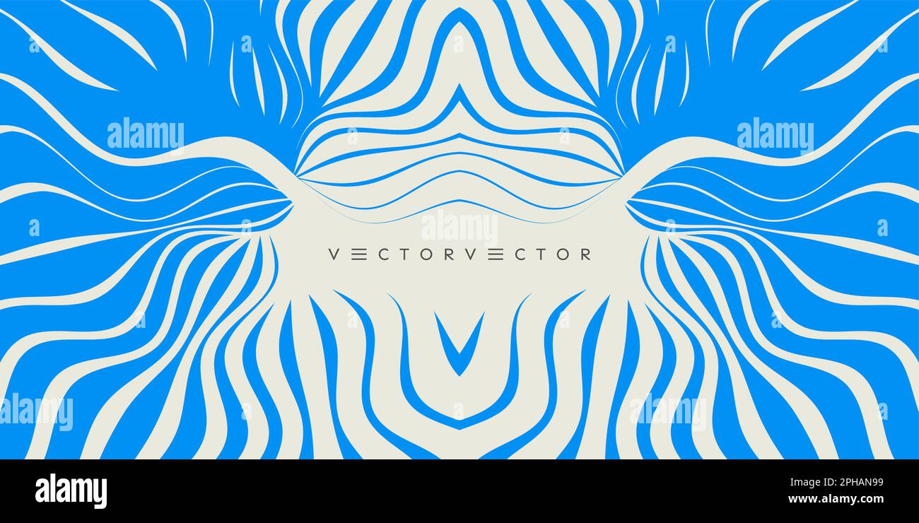 Wavy pattern optical illusion Stock Vector Images - Alamy