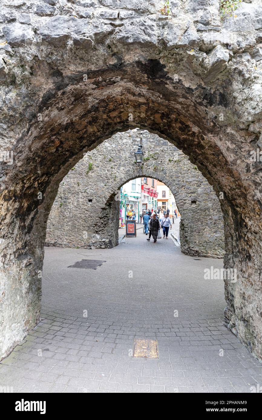 The Tenby town walls are Grade I-listed medieval defensive structures ...