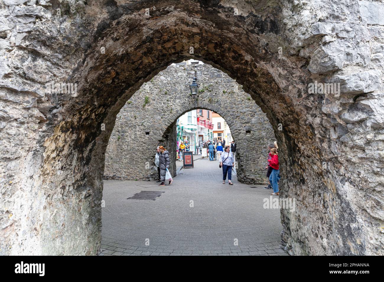The Tenby town walls are Grade I-listed medieval defensive structures ...