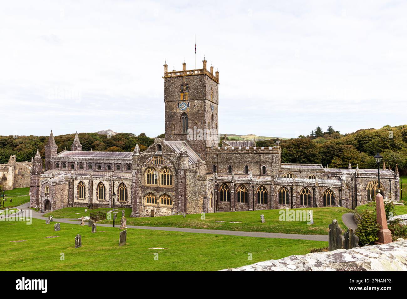 St. Davids Cathedral, St Davids, Pembrokeshire, Wales, UK, St. Davids ...