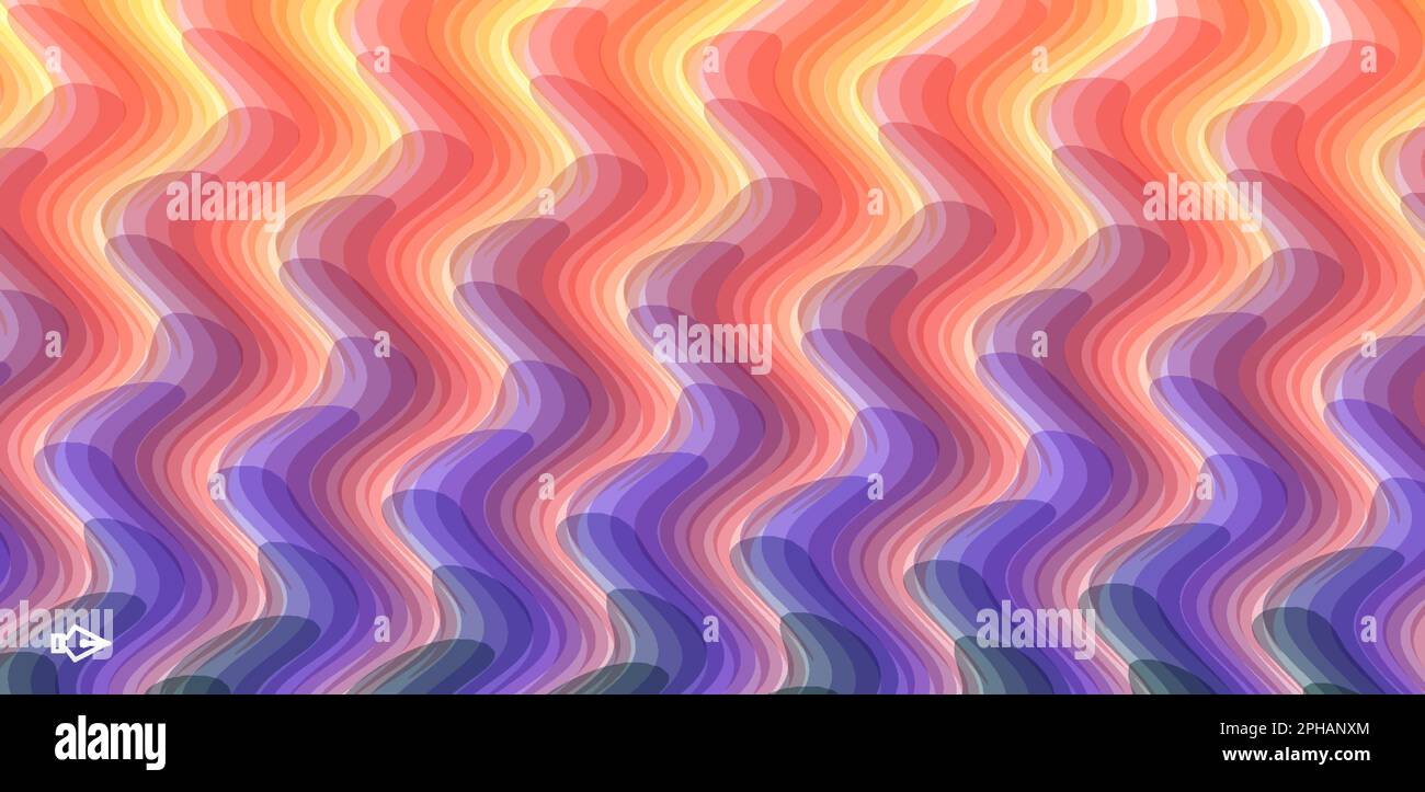Abstract wavy background with dynamic effect. Modern screen design for ...