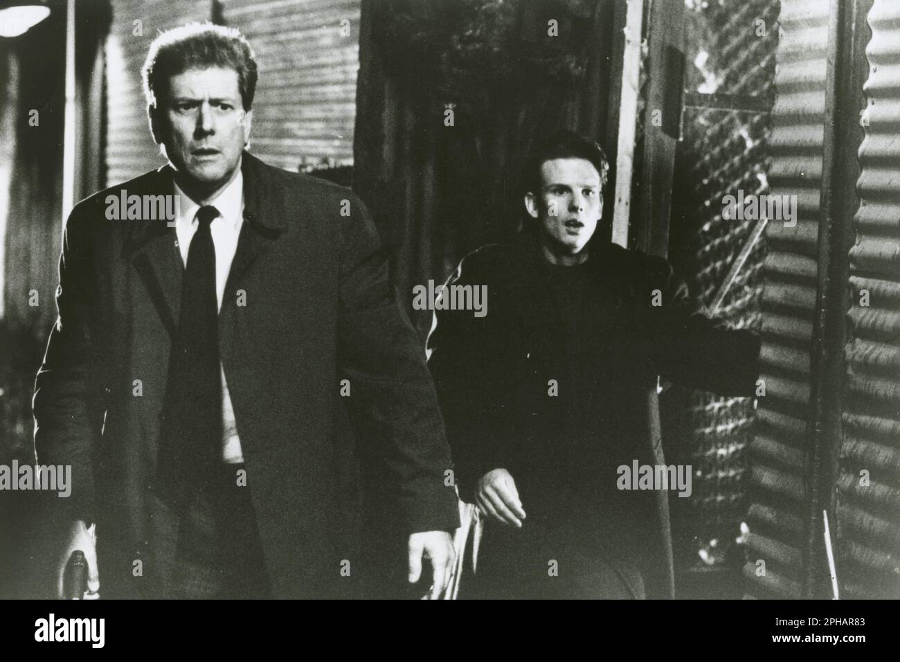 Actors Michael Murphy and Peter Berg in the movie Shocker, USA 1989 ...