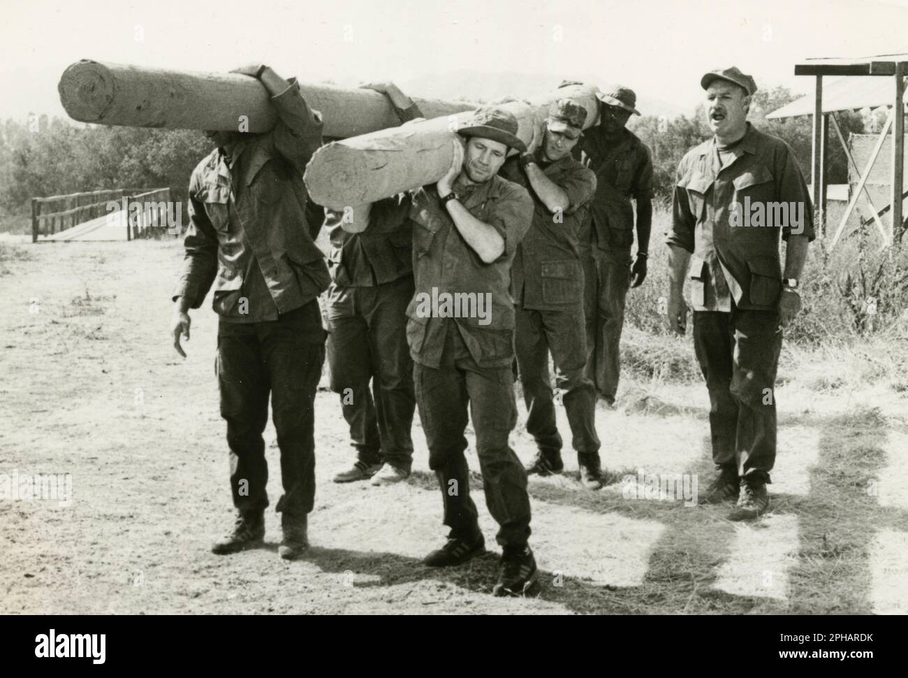 Actor Gene Hackman in the movie Uncommon Valor, USA 1983 Stock Photo ...