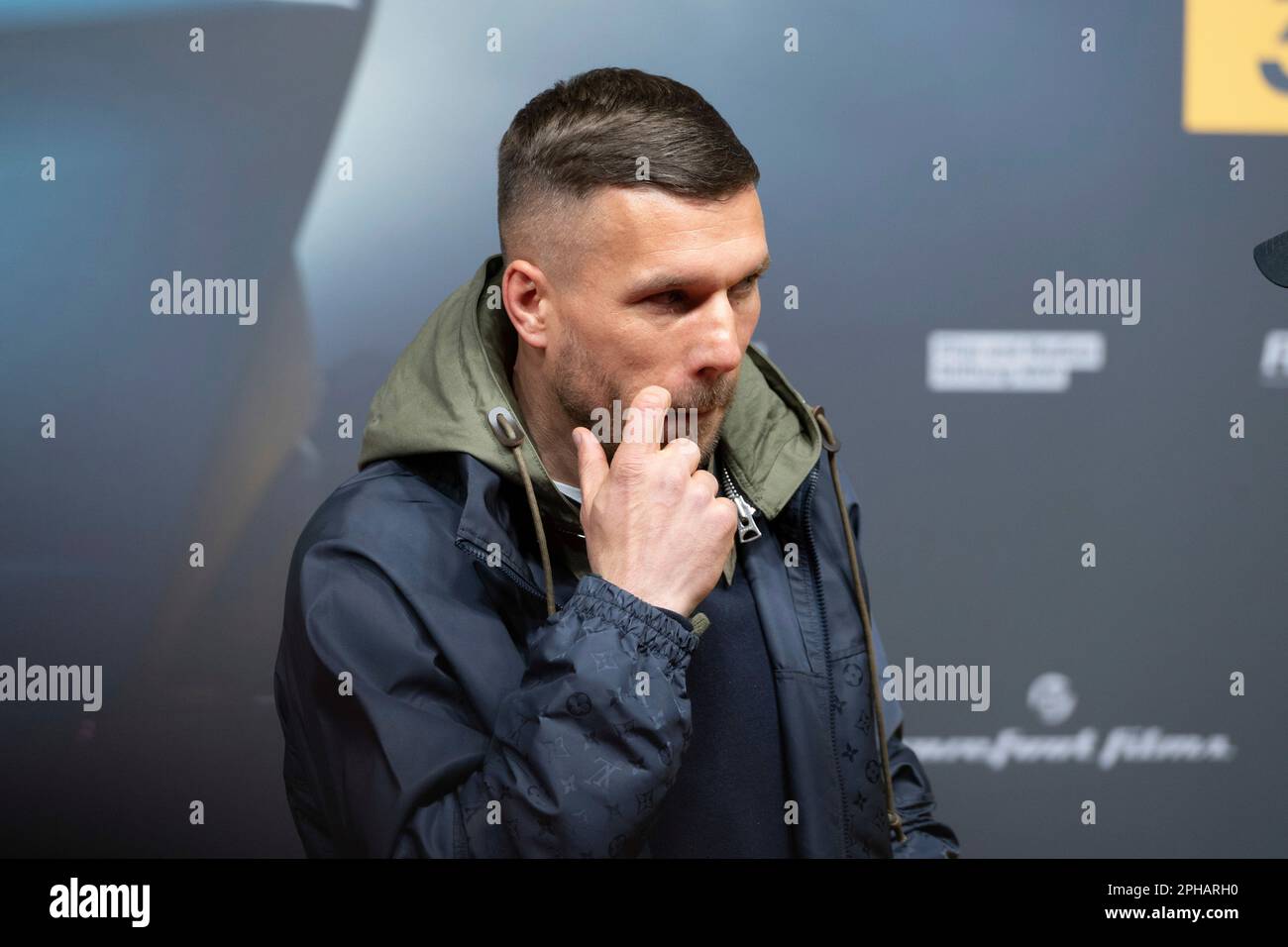 Cologne, Deutschland. 26th Mar, 2023. Lukas PODOLSKI, soccer player ...