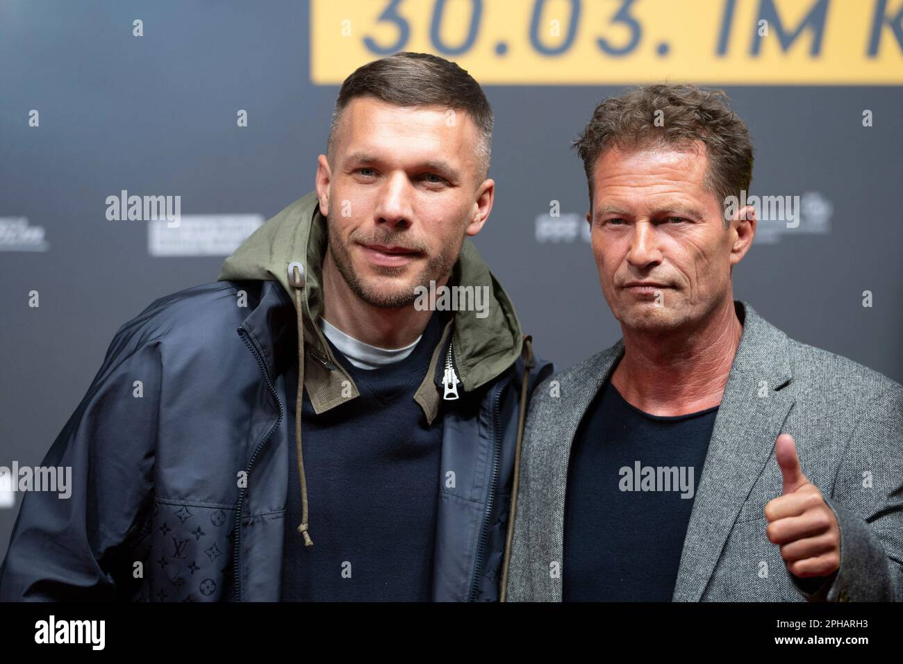Cologne, Deutschland. 26th Mar, 2023. Lukas PODOLSKI, football player ...