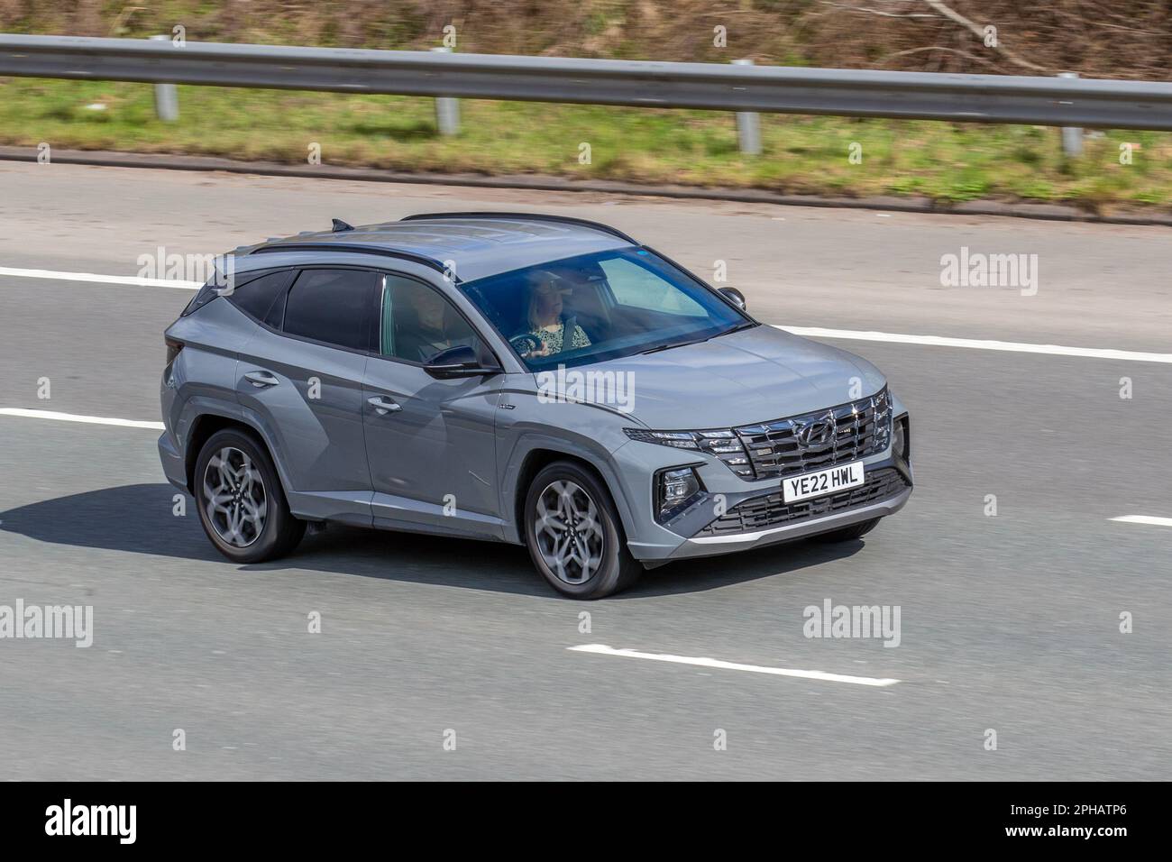 2022 (22 plate) Grey Hyundai Tucson N Line T-Gdi HEV A, SUV Hybrid ...