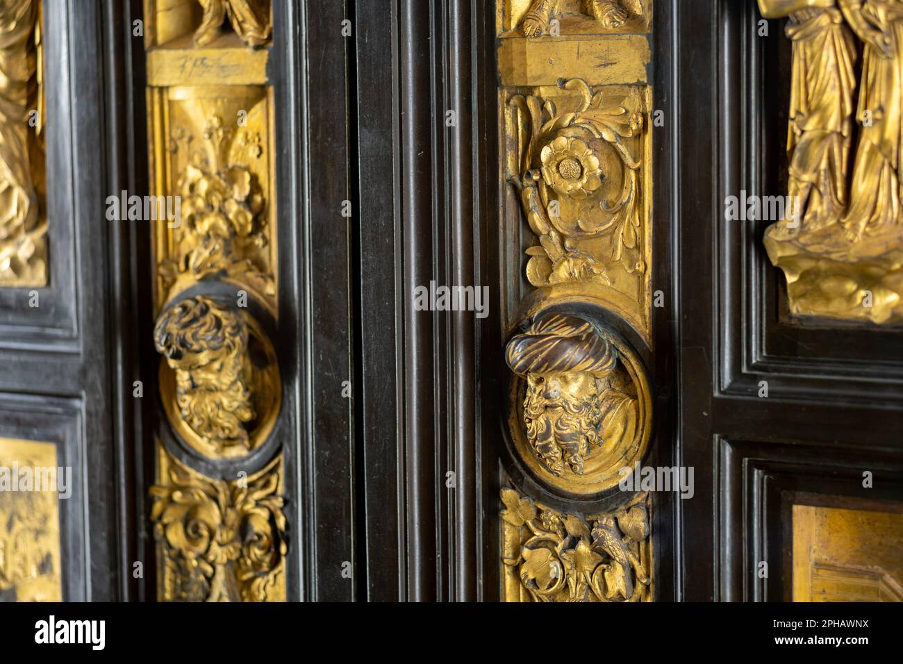 Original Baptistery doors on display in the Museo dell'Opera del Duomo ...