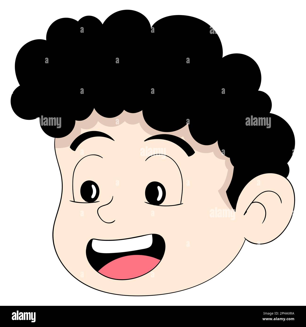 curly haired male head emoticon Stock Vector Image & Art - Alamy curly haired male head emoticon Stock Vector Image & Art - Alamy