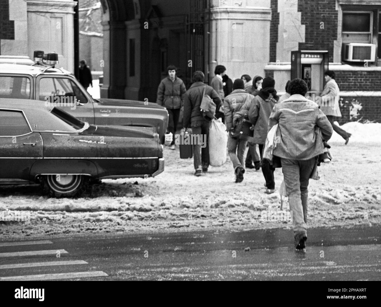 Black and white winter philadelphia hi-res stock photography and images ...