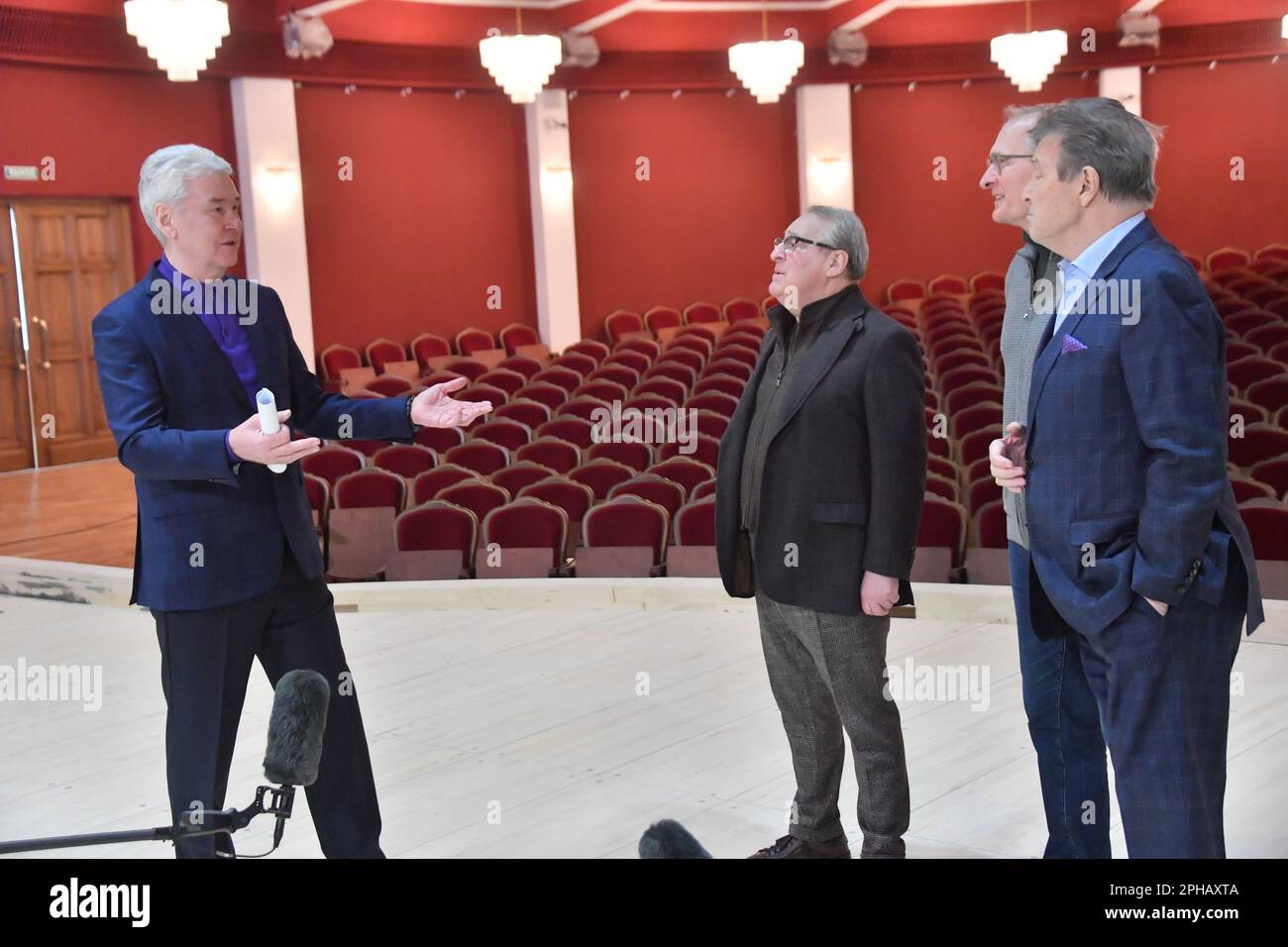 'Moscow. Moscow Mayor Sergei Sobyanin Stock Photo - Alamy