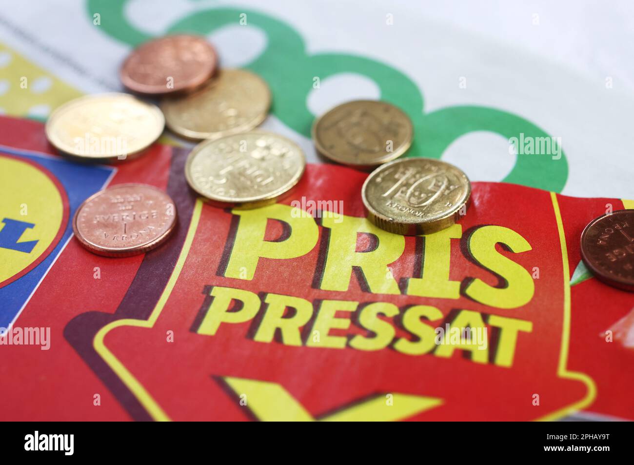 Swedish food prices Stock Photo - Alamy