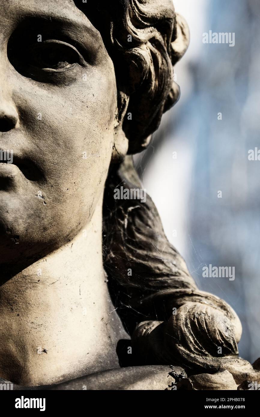 Statue of euterpe st georges gardens london hi-res stock photography ...