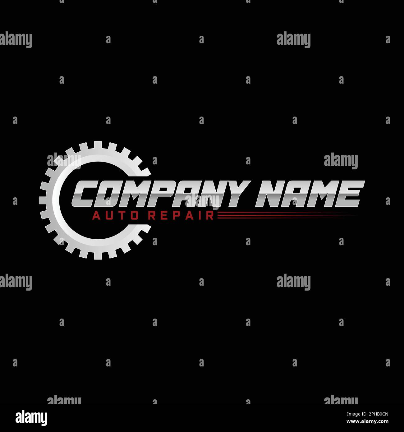 Auto repair logo design template. Vector illustration Stock Vector ...