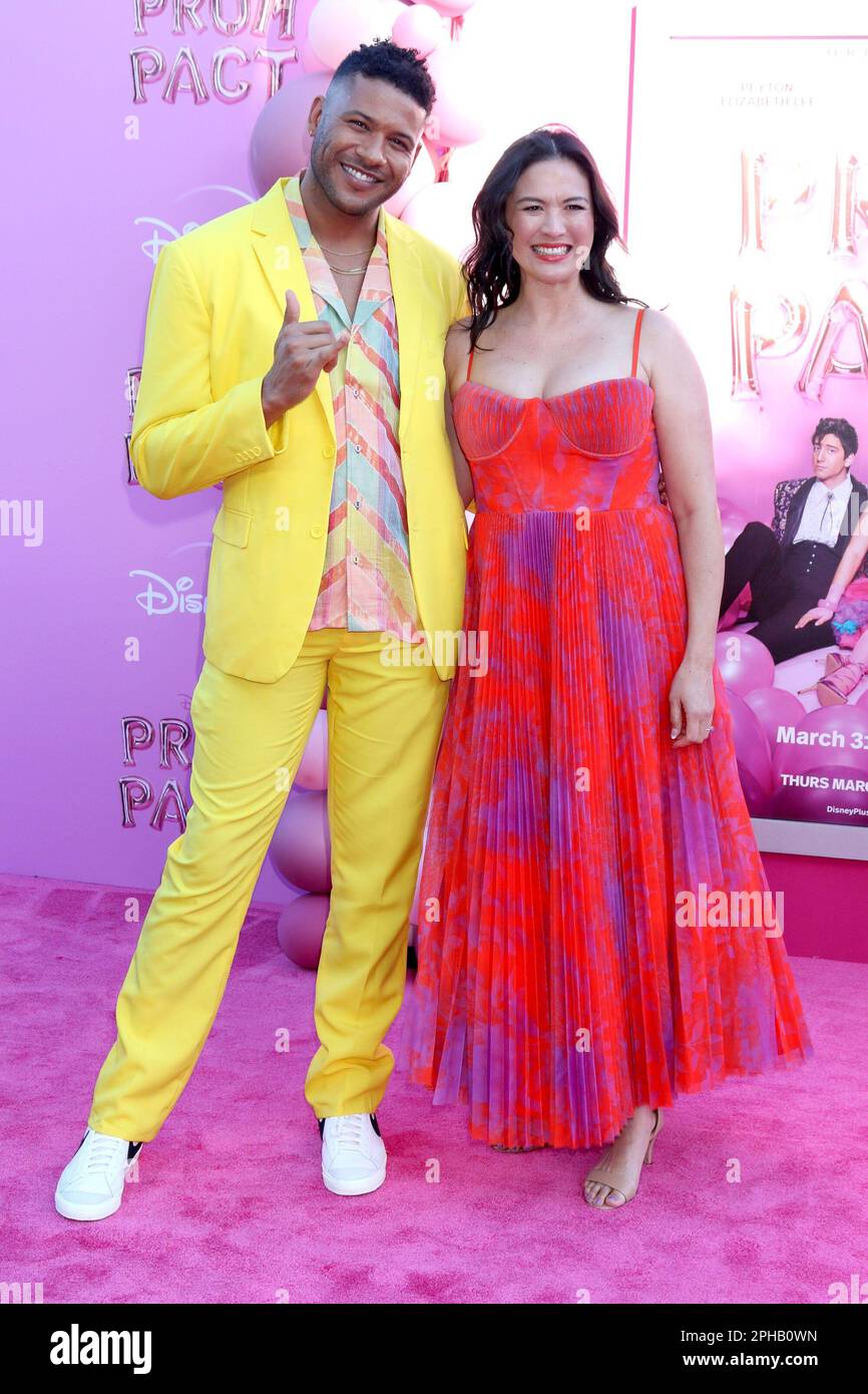 Jeffrey Bowyer-Chapman, Mapuana Makia at arrivals for PROM PACT Premiere, Wilshire Ebell Theatre ...