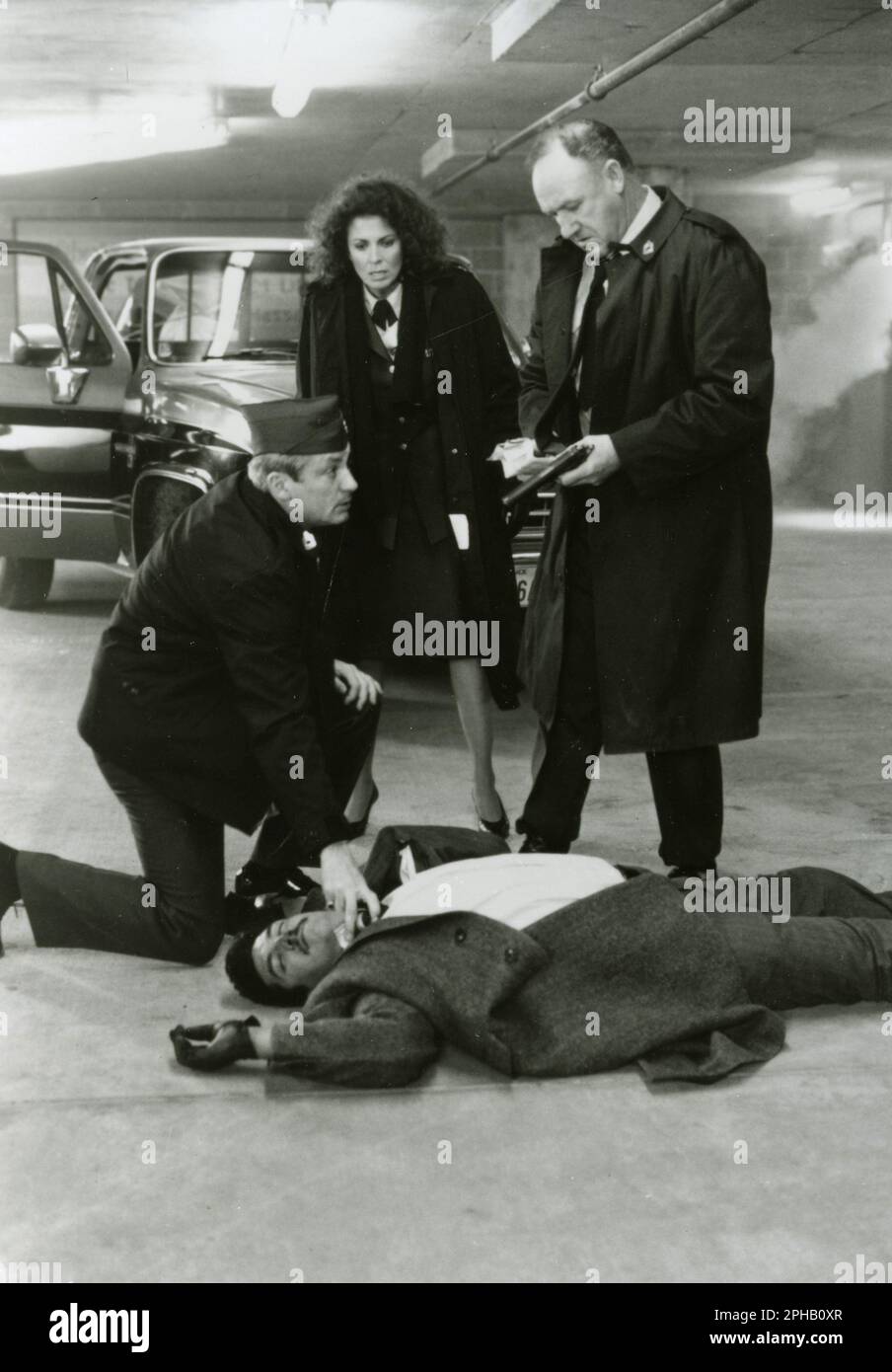 Actors Marco St. John, Joanna Cassidy and Gene Hackman in the movie The ...