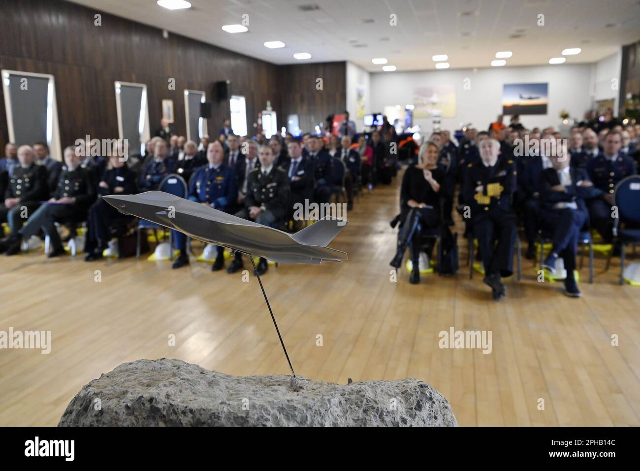 Defence minister Ludivine Dedonder and Chief of Defence, Amiral Michel ...
